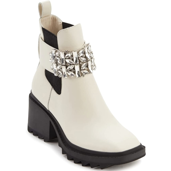 Karl Lagerfeld | Shoes | New Karl Lagerfeld Ivory Paris Embellished ...